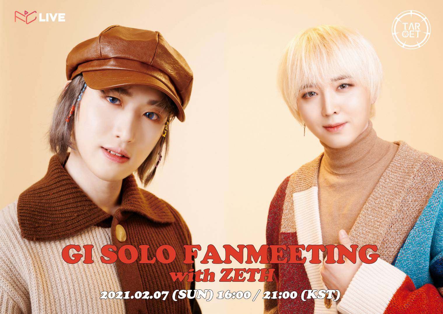 【TARGET G.I（ジアイ）】2月7日(日)初めてのオンラインソロファンミーティング 「G.I SOLO FANMEETING with ...