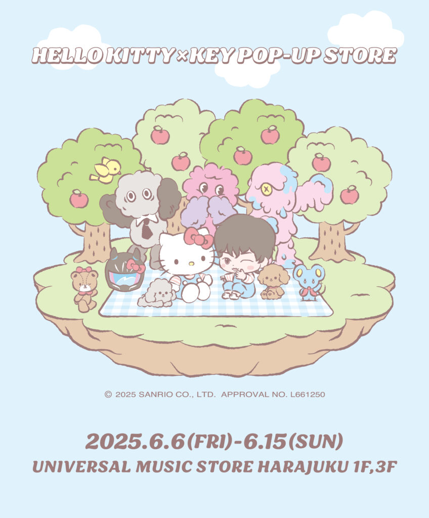 【KEY(SHINee)】SHINee KEY、『HELLO KITTY×KEY POP-UP STORE』6月6日（金）〜6月15日（日 ...